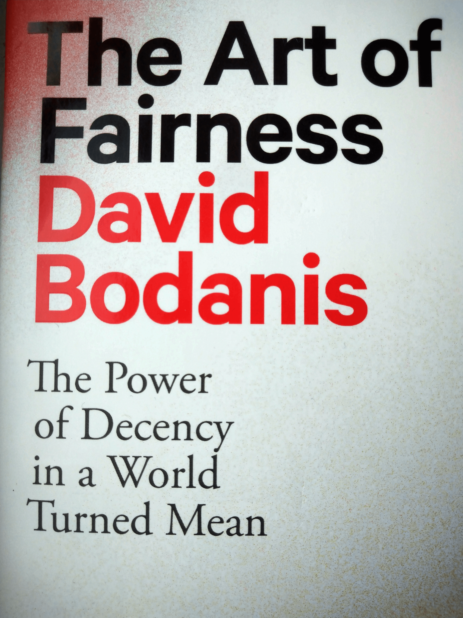 Is fairness an art? – The Sense of Fairness blog